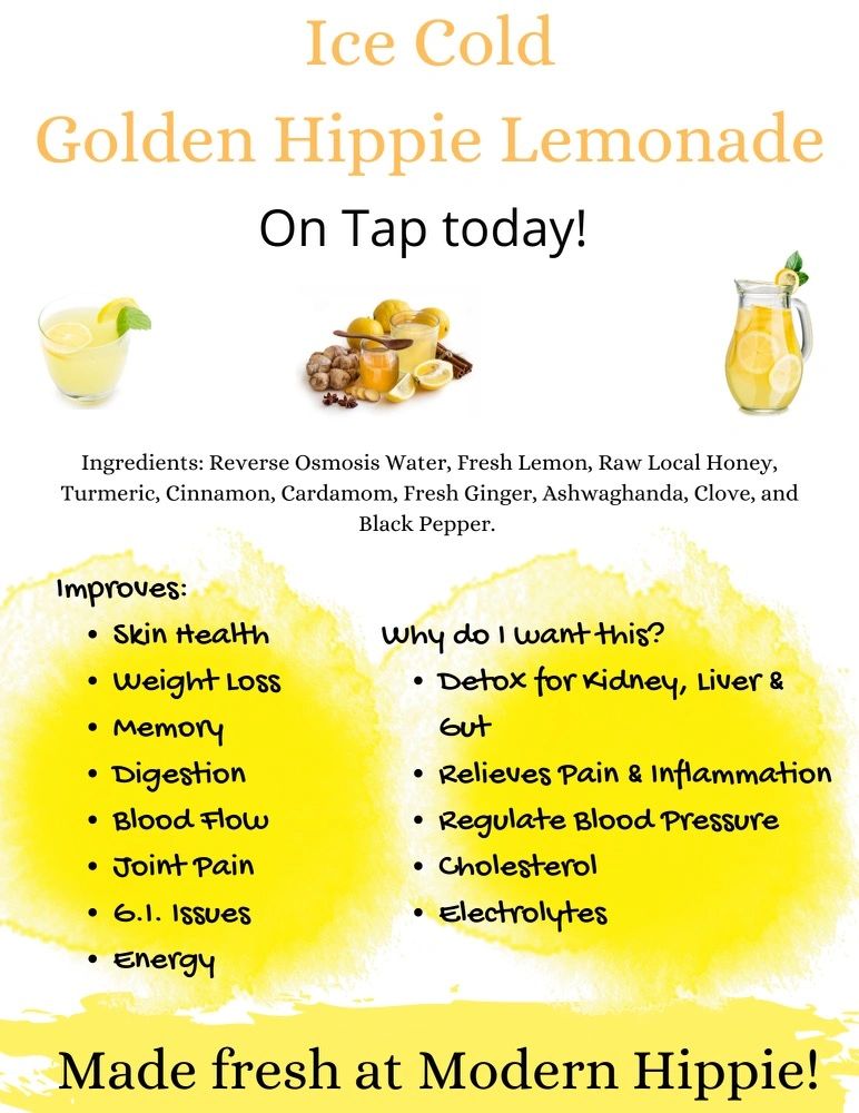 Golden Hippie Lemonade
