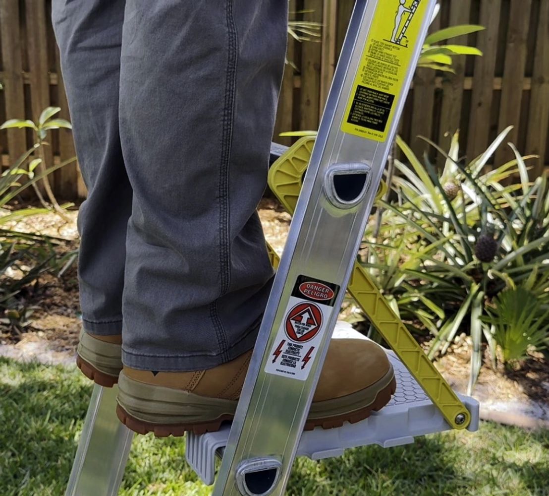 NyloTread Ladder Step Accessory, Work Platform, Ladder Accessories