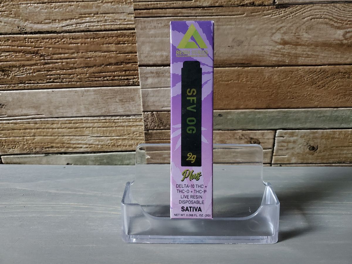 DELTA EXTRAX 2 GRAM SATIVA SFV OG Disposable/Rechargeable LIVE RESIN ...