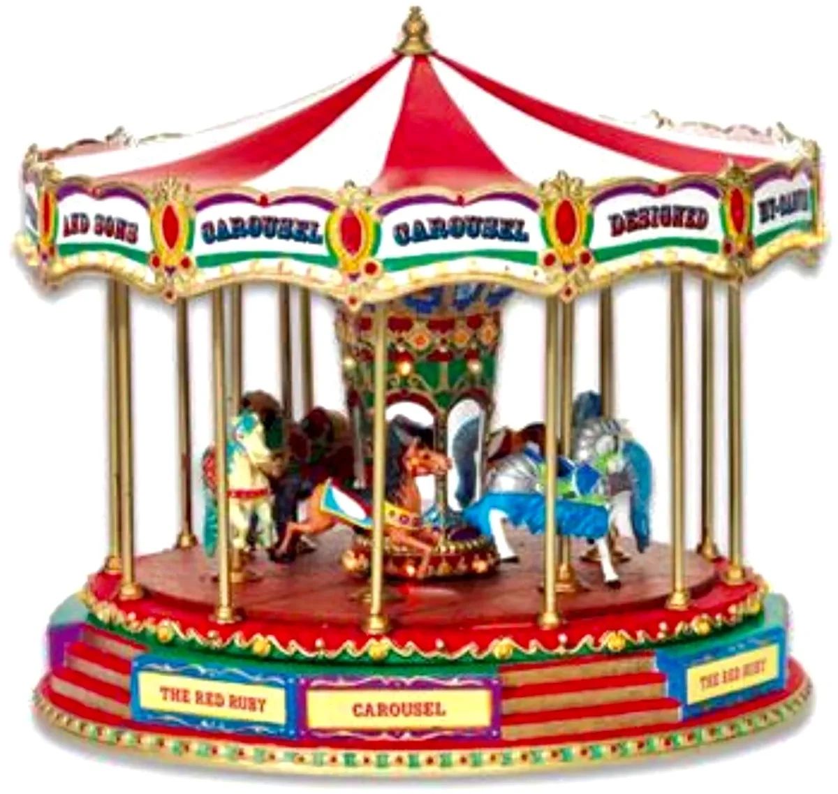 Dept 56, The Red Ruby Carousel, Carnival