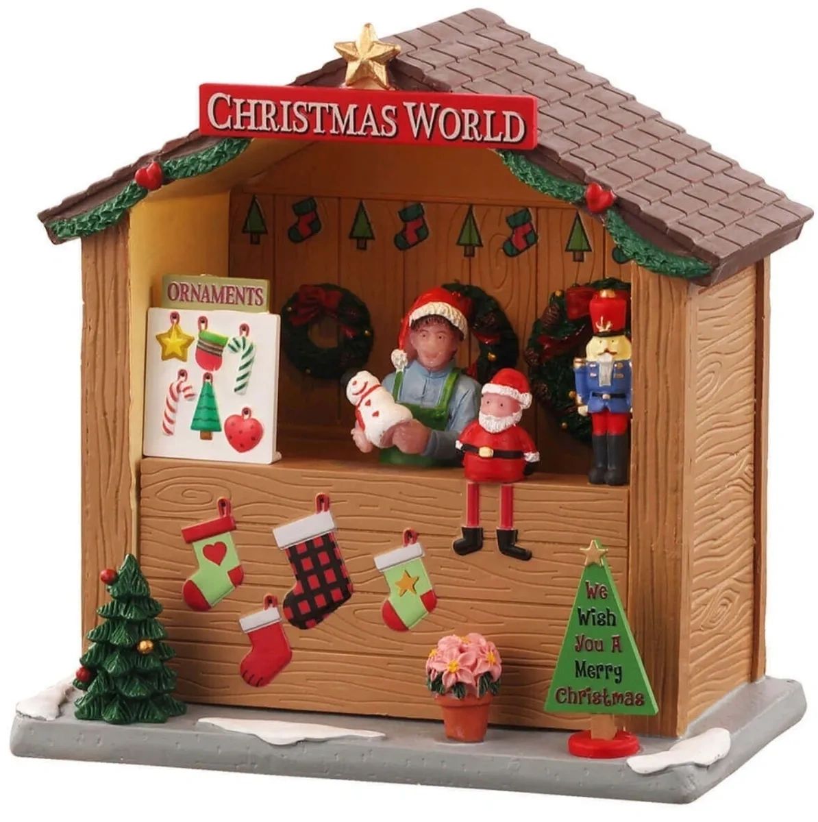 Lemax, Christmas World Booth, Market Stall