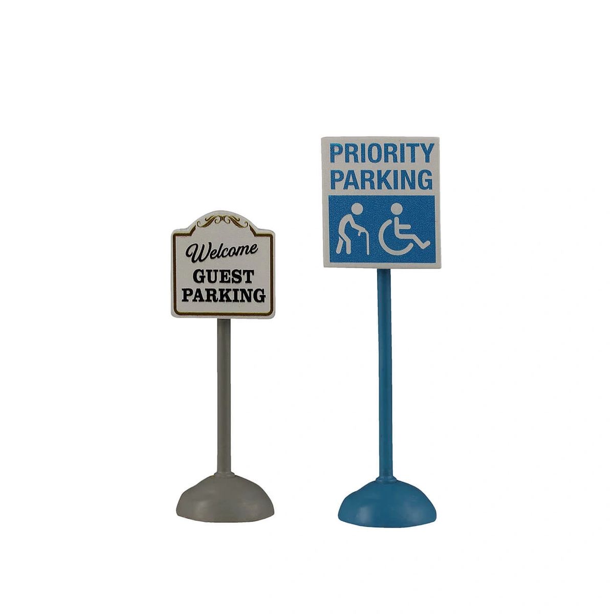 Lemax, Parking Signs, Set Of 2 - ON BACKORDER (Expected By Sep 2026)