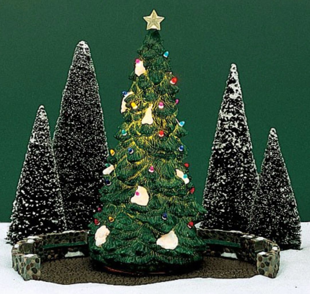 Dept 56, Town Tree, Set Of 5, Christmas In The City Series