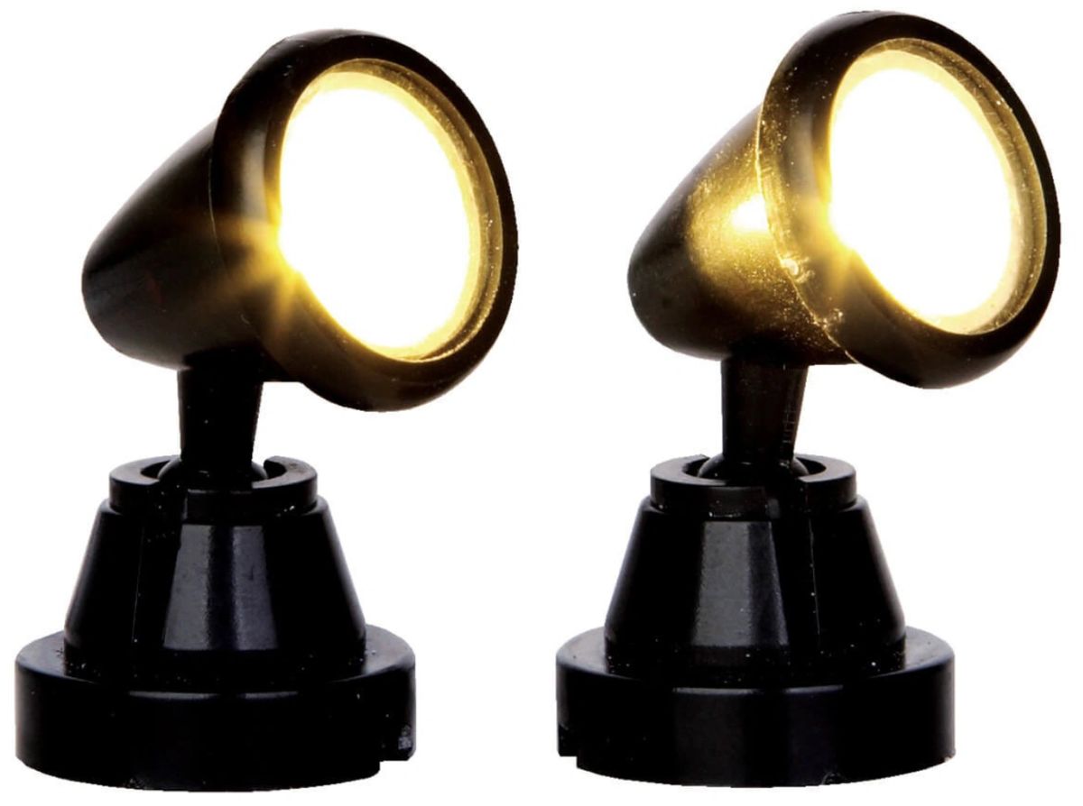Lemax, Round Spot Light, Set Of 2