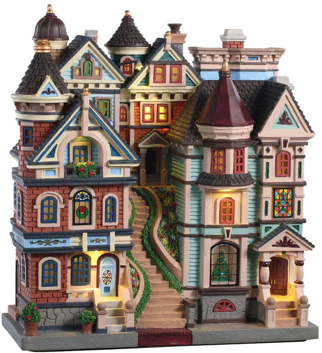 Lemax, Houses On A Hill