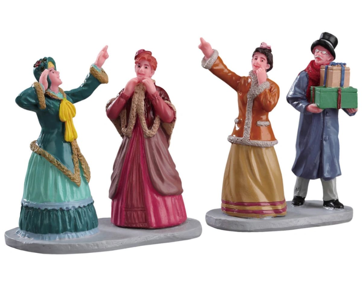 Lemax, Window Shoppers, Set Of 2