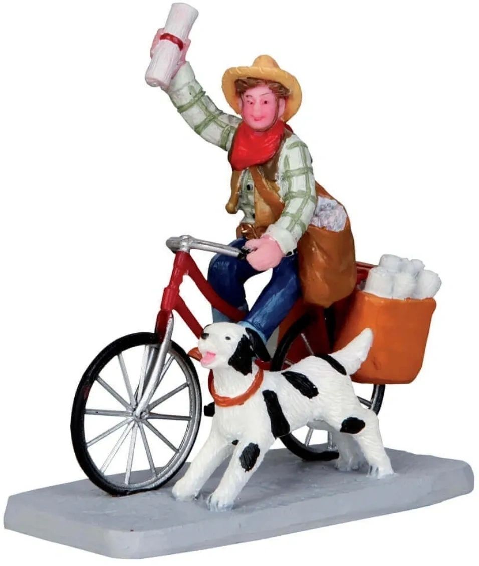 Lemax, Cowboy Paperboy - NEW