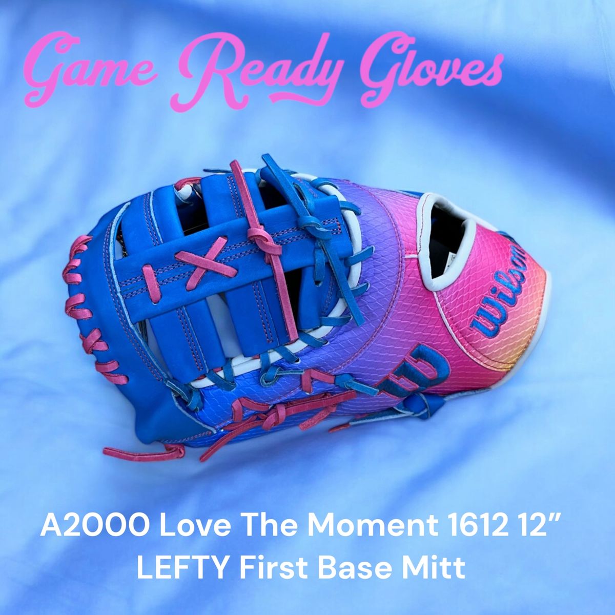 Wilson Love The Moment LEFTY 1612 12" First Base Mitt (Standard Break ...