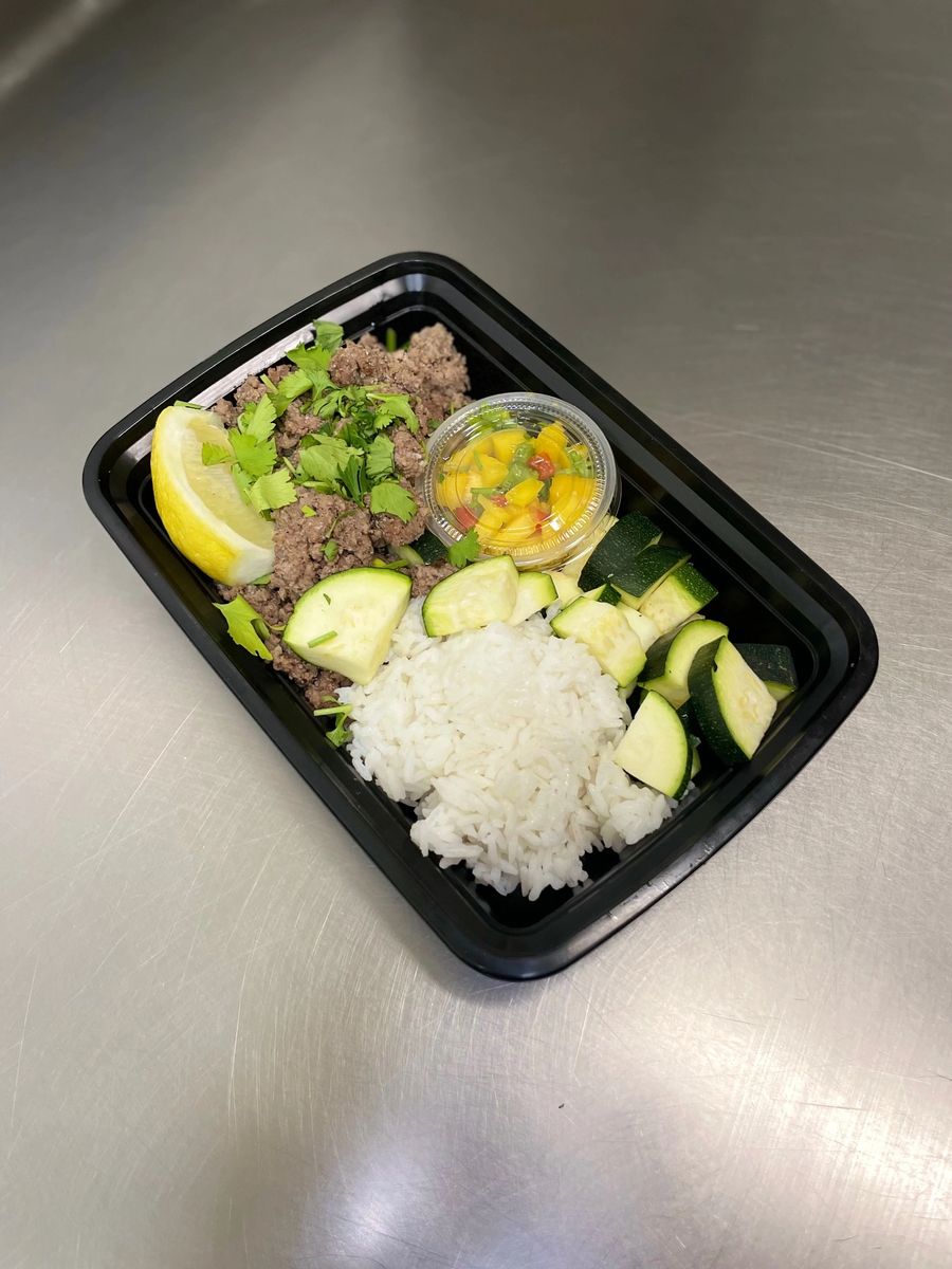 4oz 93% Seasoned Lean Ground Beef Meal (add protein optional)