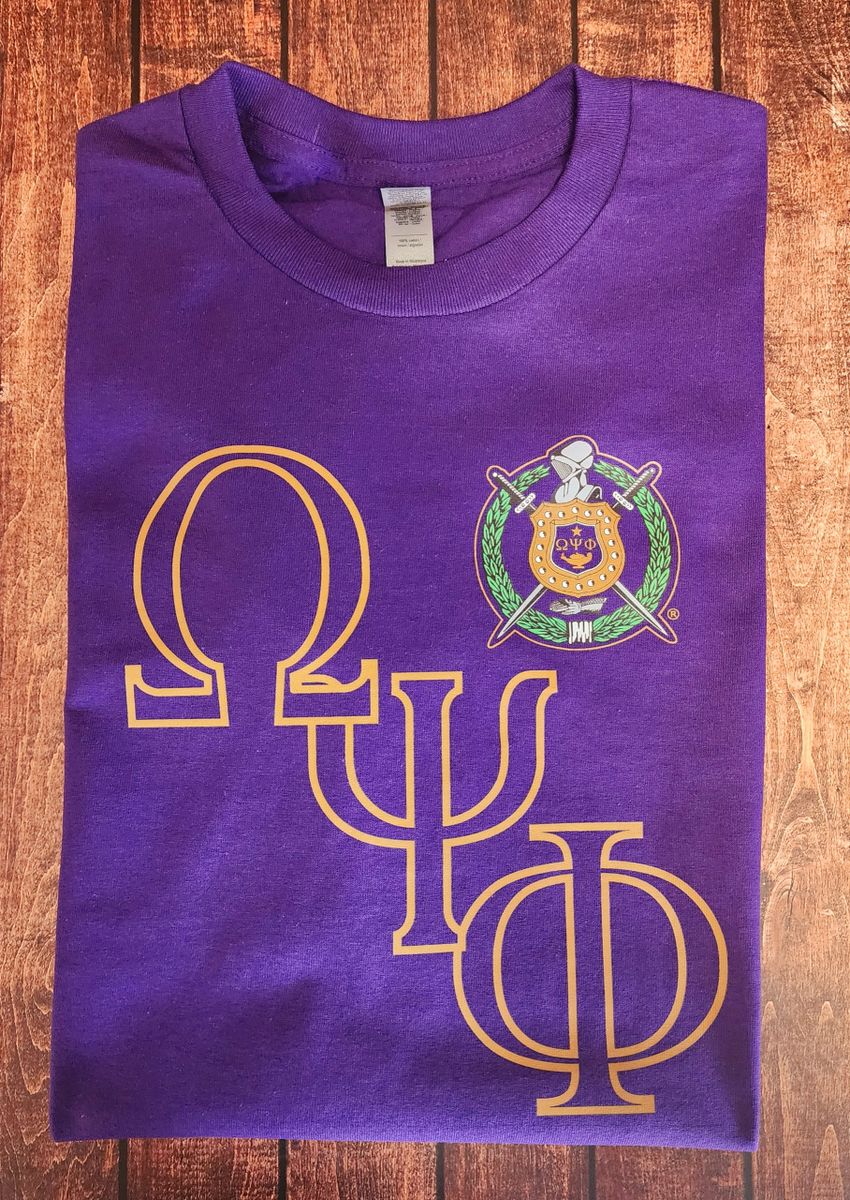 OPP Vertical Letters with Shield Tee