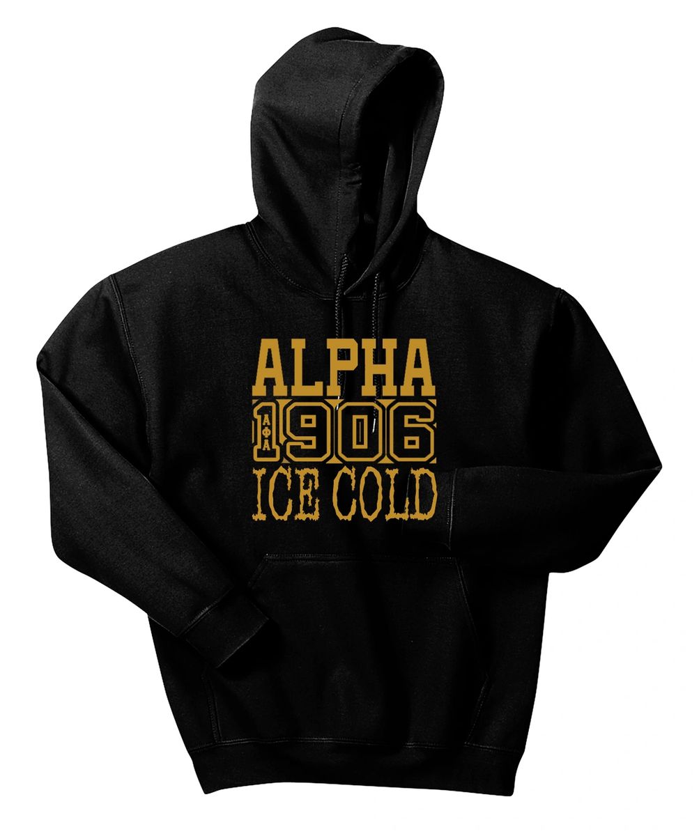 APA Black 1906 Ice Cold Hoodie