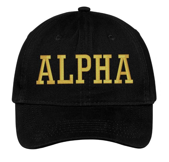 APA Black ALPHA Hat