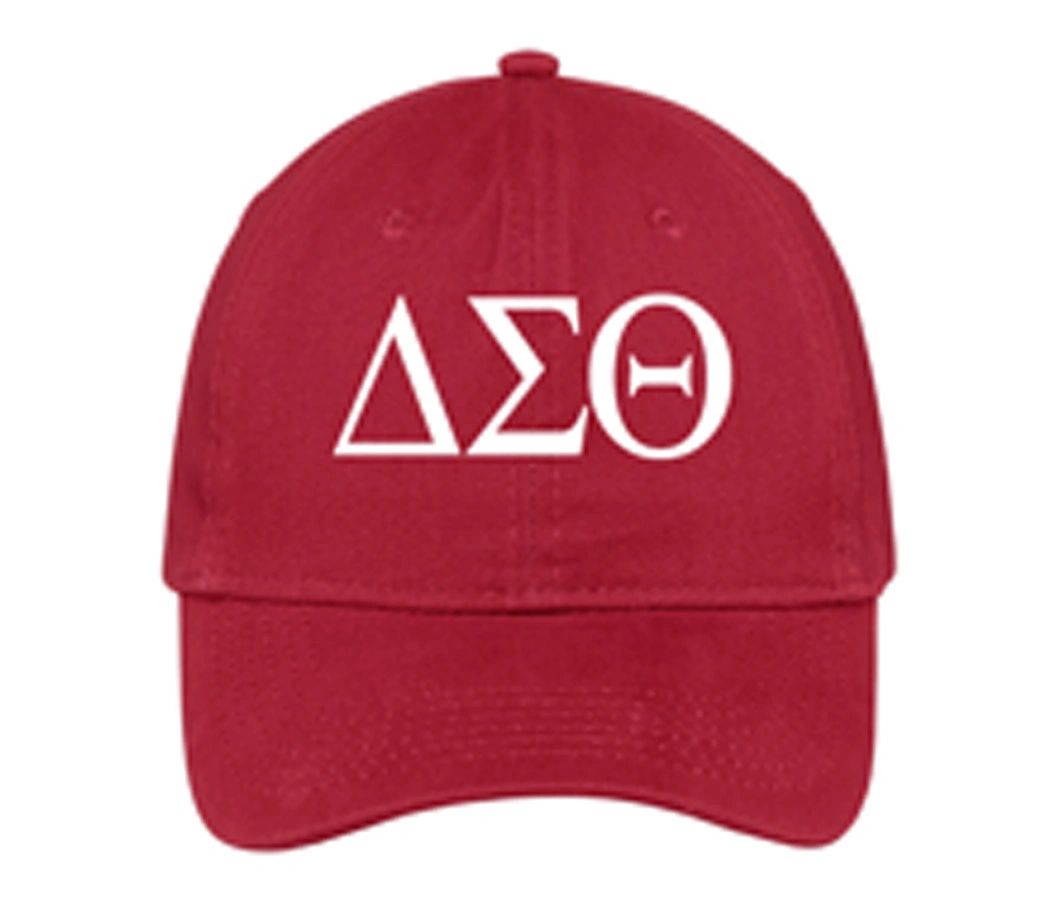 DST Red Greek Letter Hat