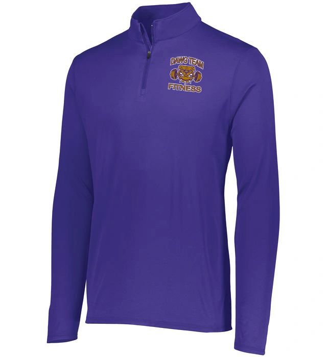 OPP Purple Dawg Team Fitness Lightweight 1/4 Zip Pullover Jacket
