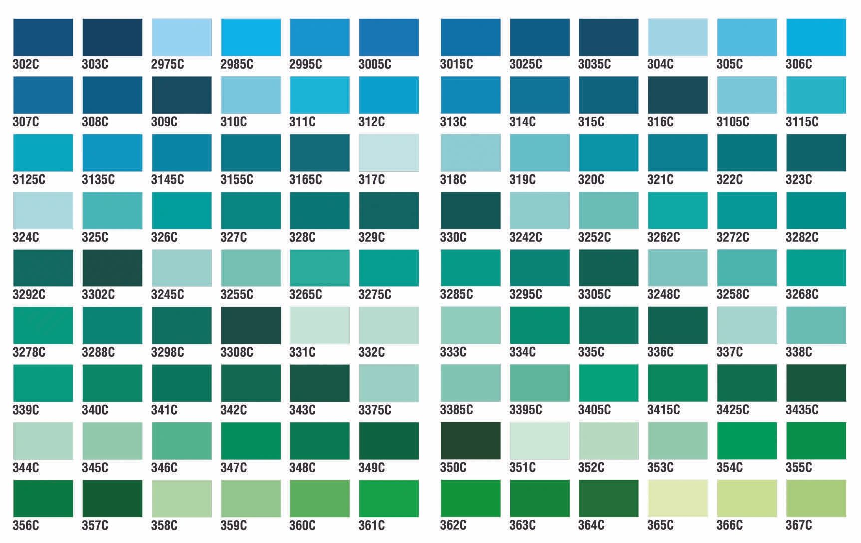 Pms Color Chart Blue