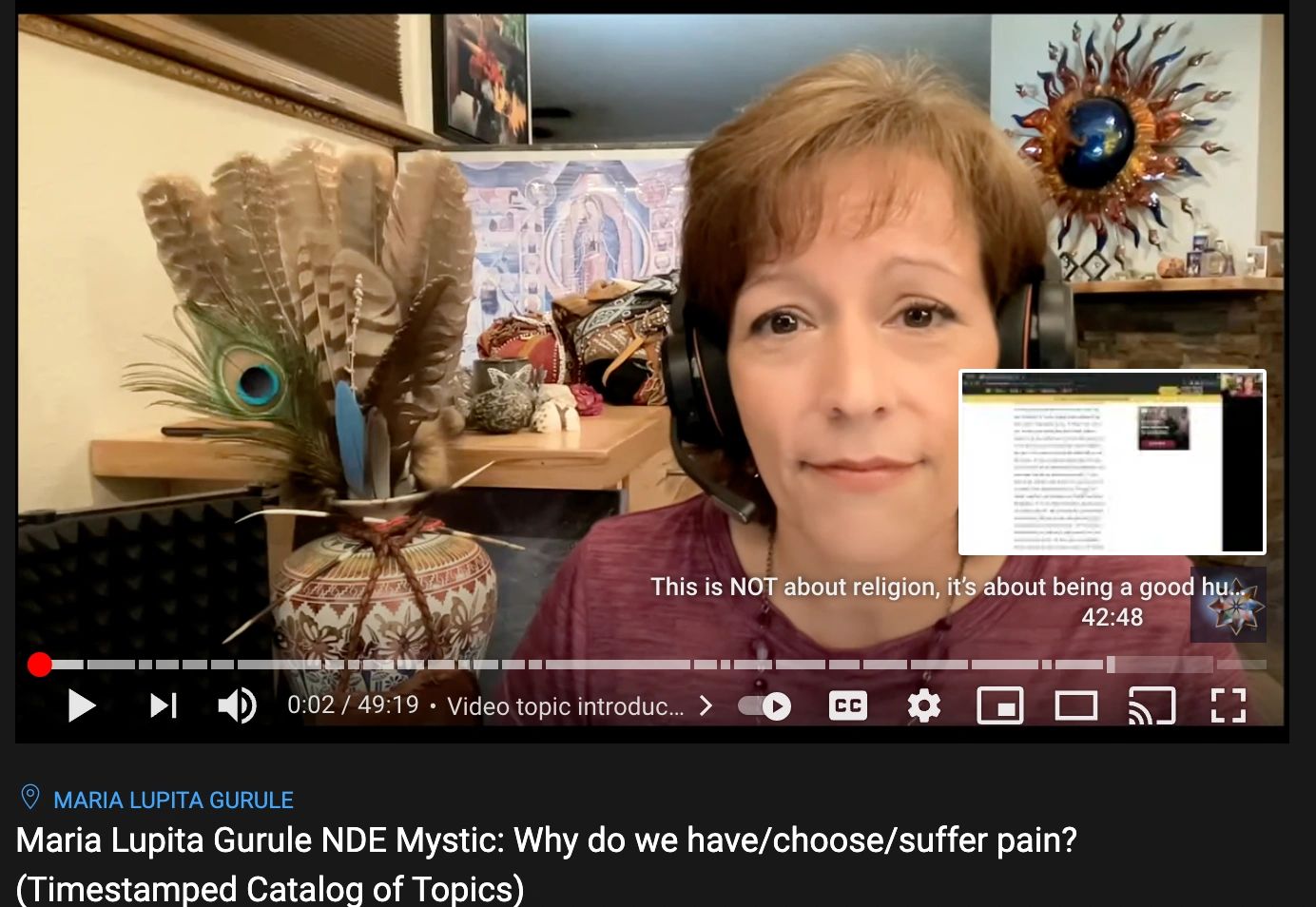 What is the purpose of pain and suffering?