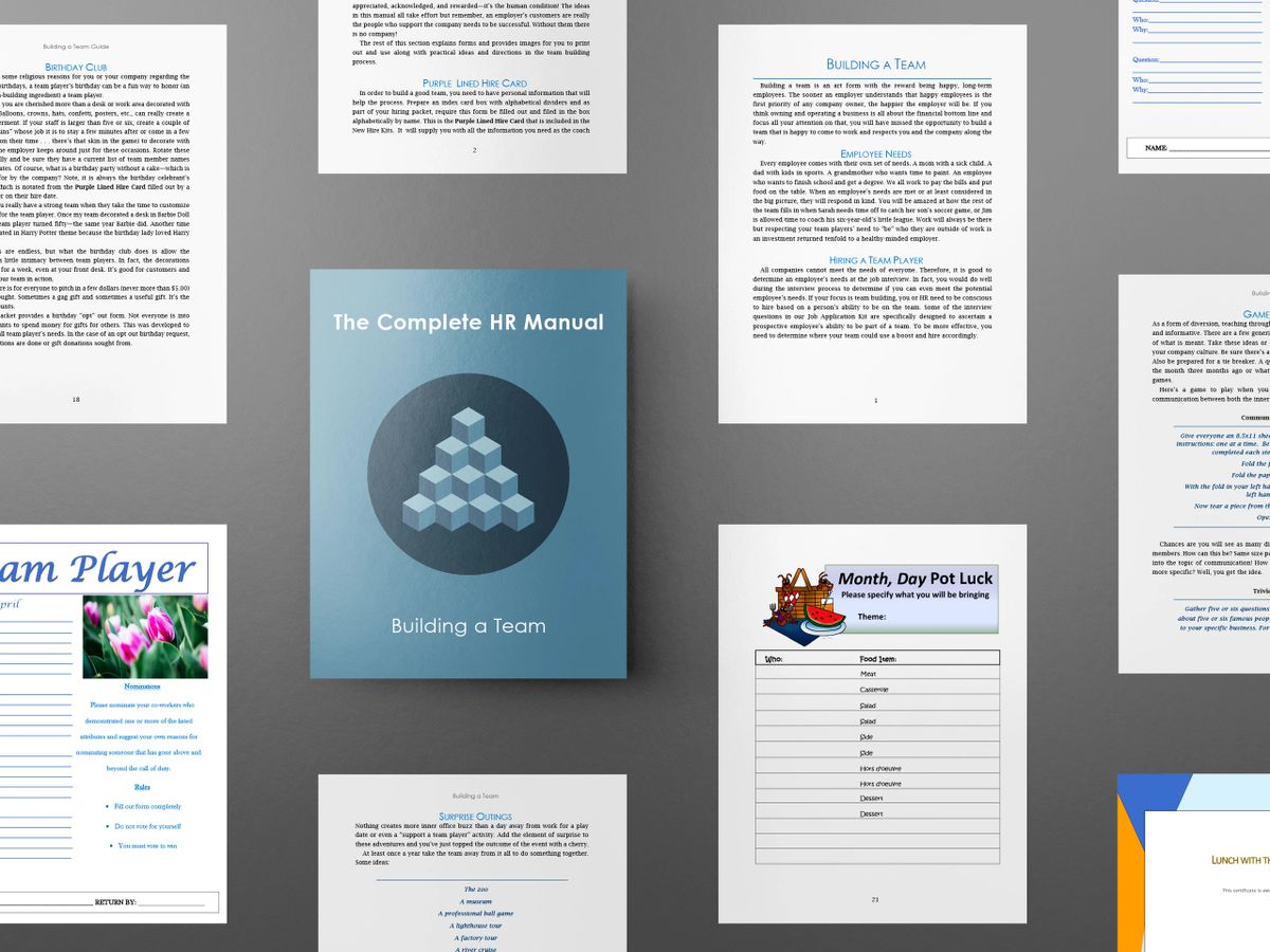 Building a Team Manual