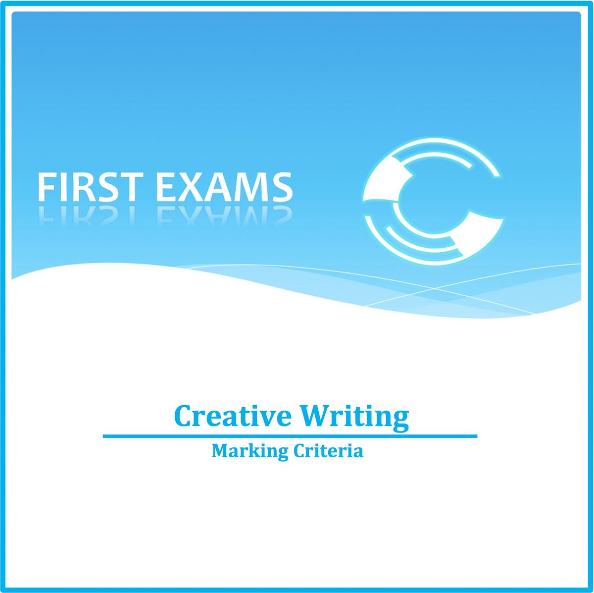Creative Writing Marking Criteria