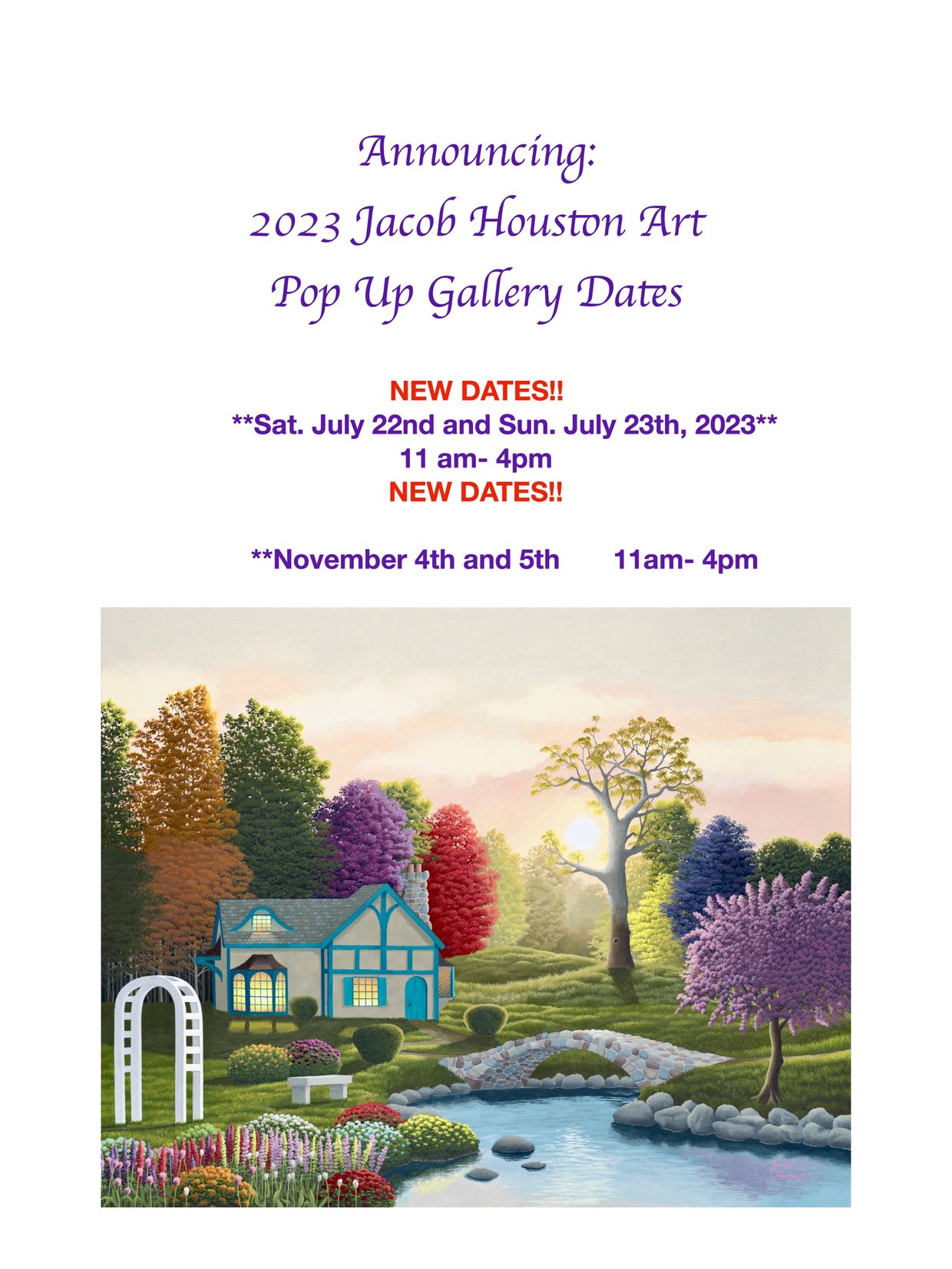 UPCOMING EVENTS and NEWS