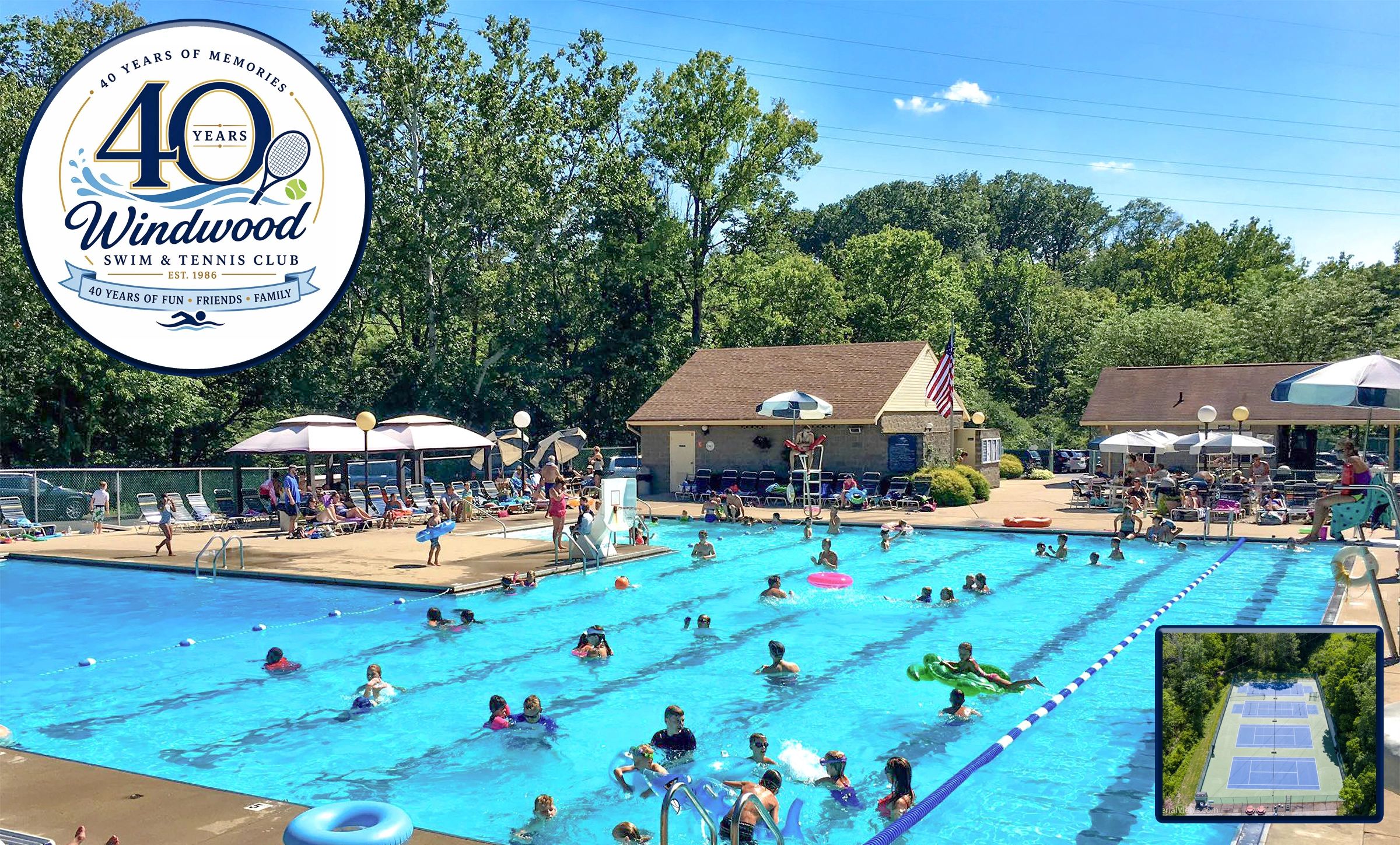 Pool, Swim Team, and Tennis & Pickleball at Windwood Swim & Tennis Club