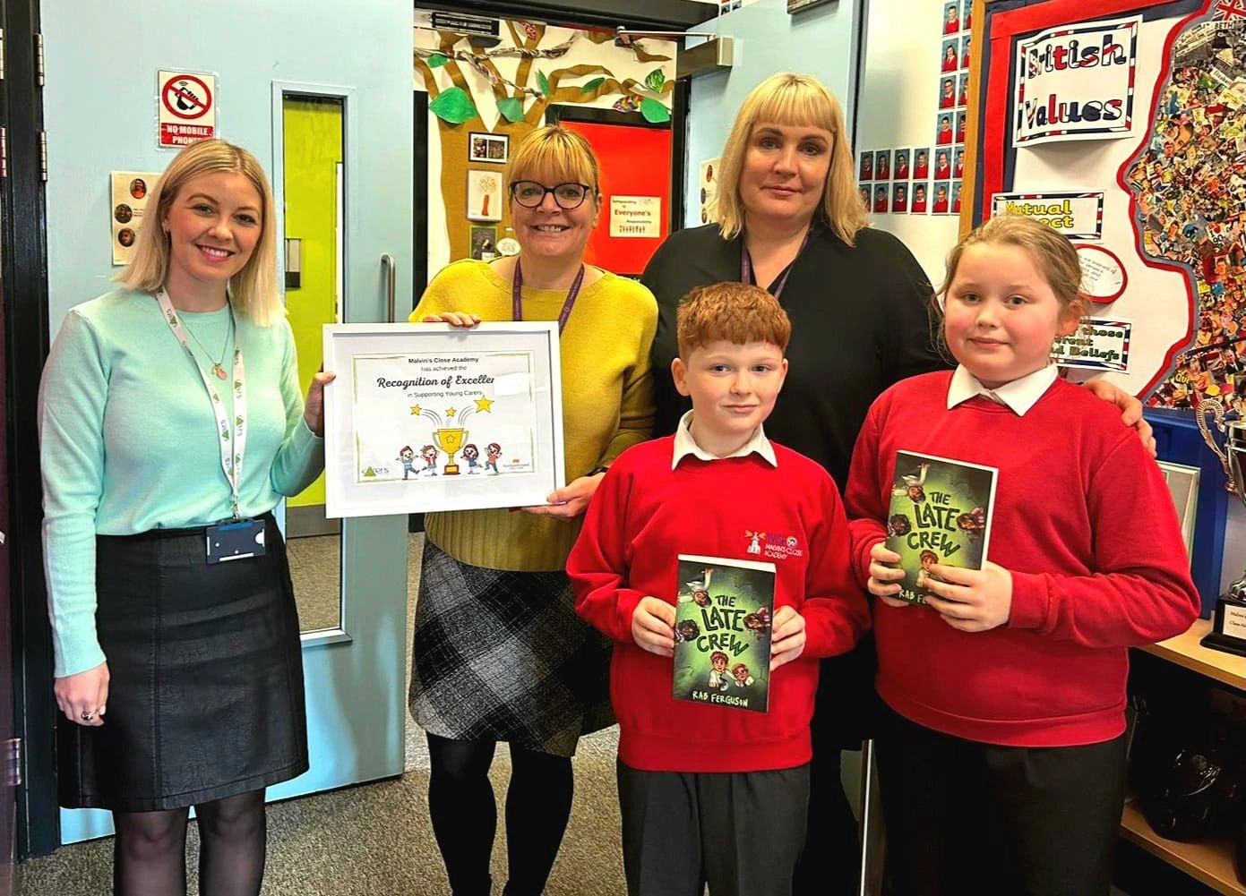 Two Blyth primary schools, are making time for young carers