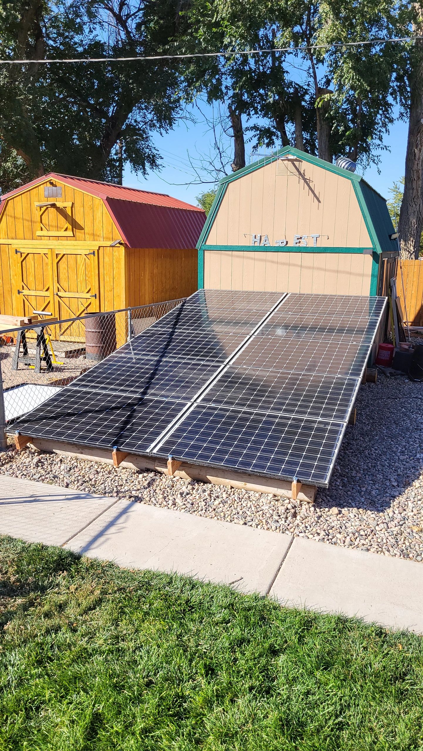 Solar array is up and running!!