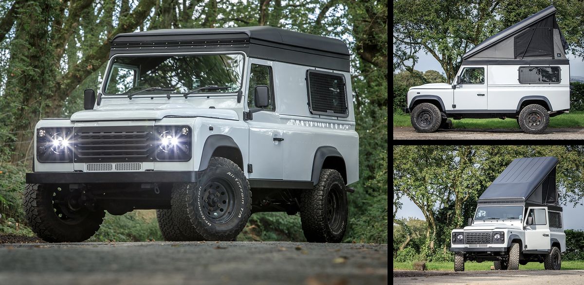 SOLD!!! 07 LAND ROVER DEFENDER 110 WITH POP TOP ROOF TENT SOLD!!!