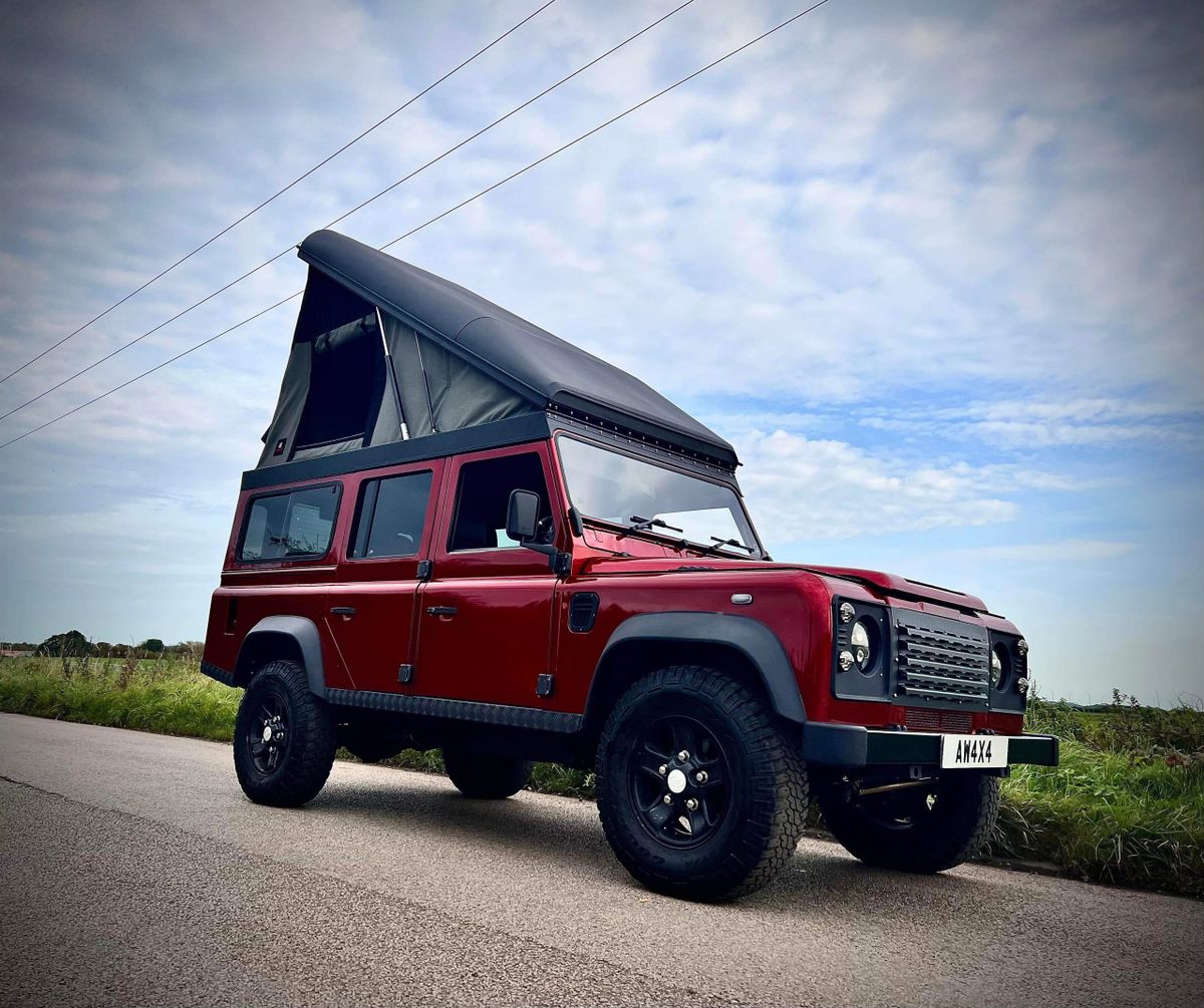 2003 LAND ROVER TD5 DEFENDER 110 ELECTRIC POP TOP ROOF CAMPER