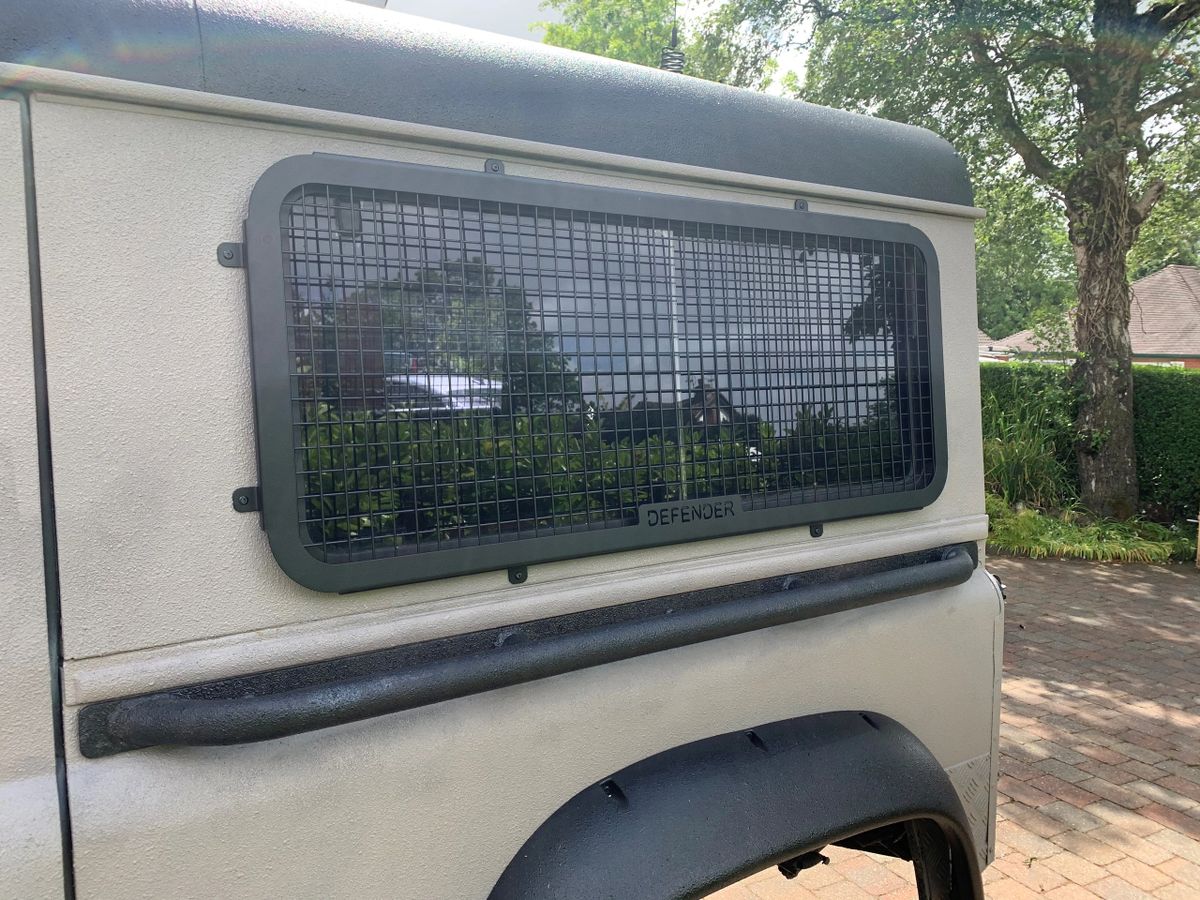 LAND ROVER DEFENDER SIDE WINDOW GUARDS