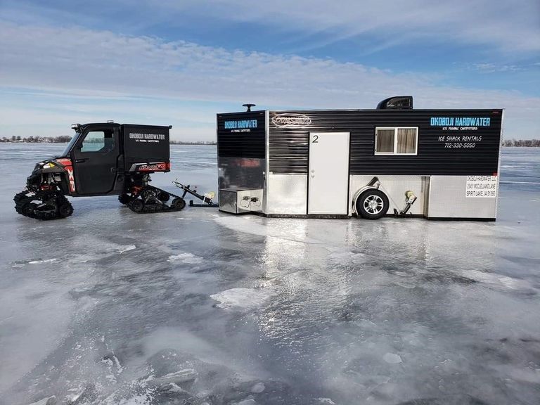 OKOBOJI HARDWATER LLC - Ice Shack Rentals, Okoboji, Ice Fishing