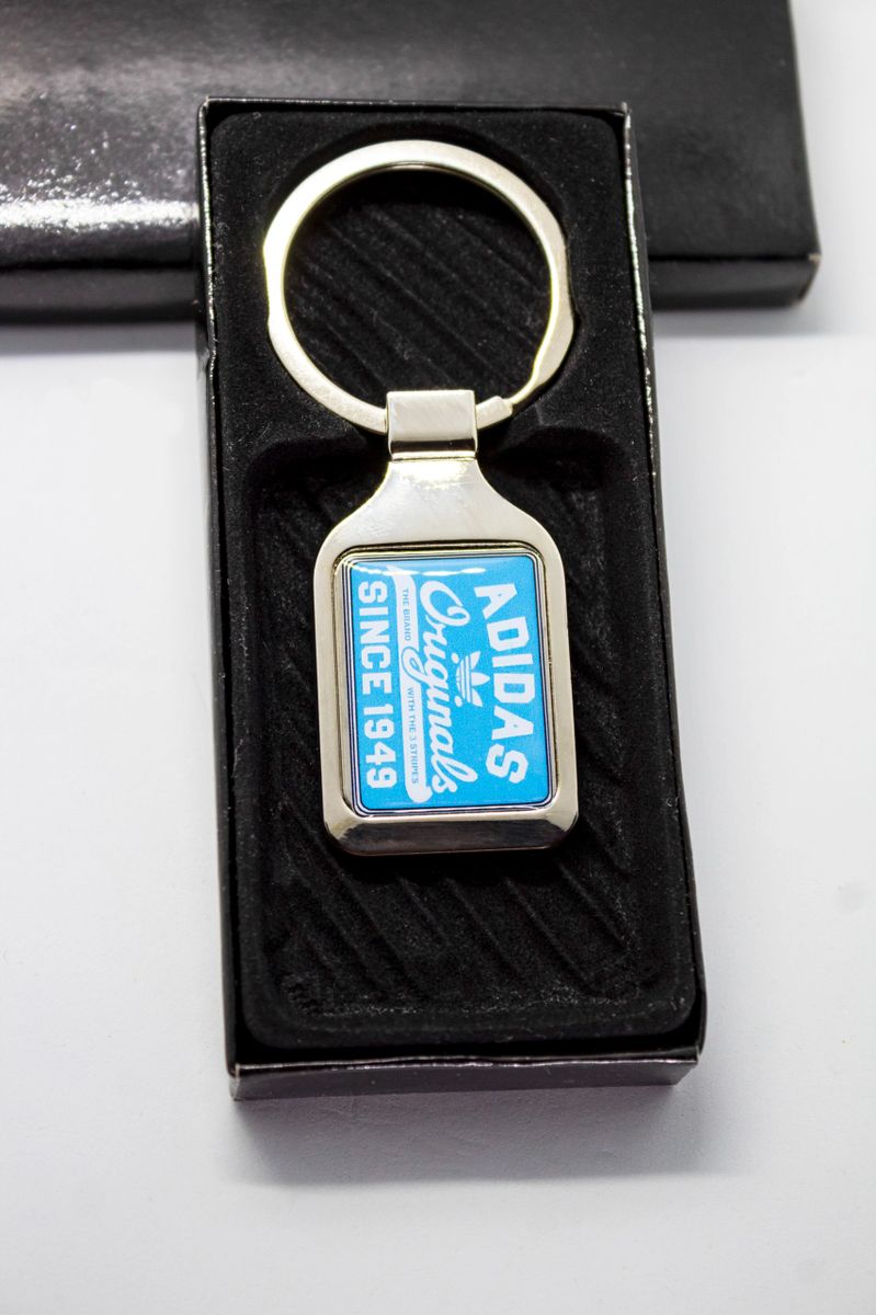 Adidas originals clear domed key ring