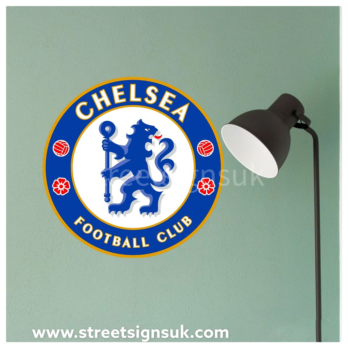 Chelsea F.C self adhesive vinyl car sticker, scooter decal, wall art