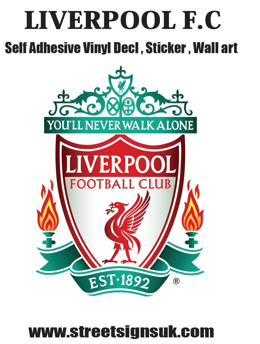 Liverpool F.C self adhesive vinyl car sticker scooter decal wall art