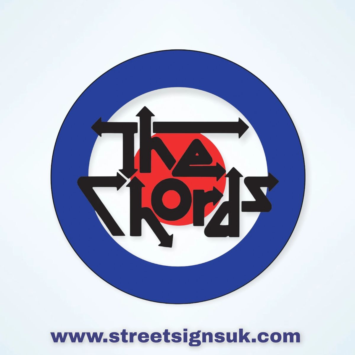 The Chords Mod Target self adhesive vinyl decal sticker