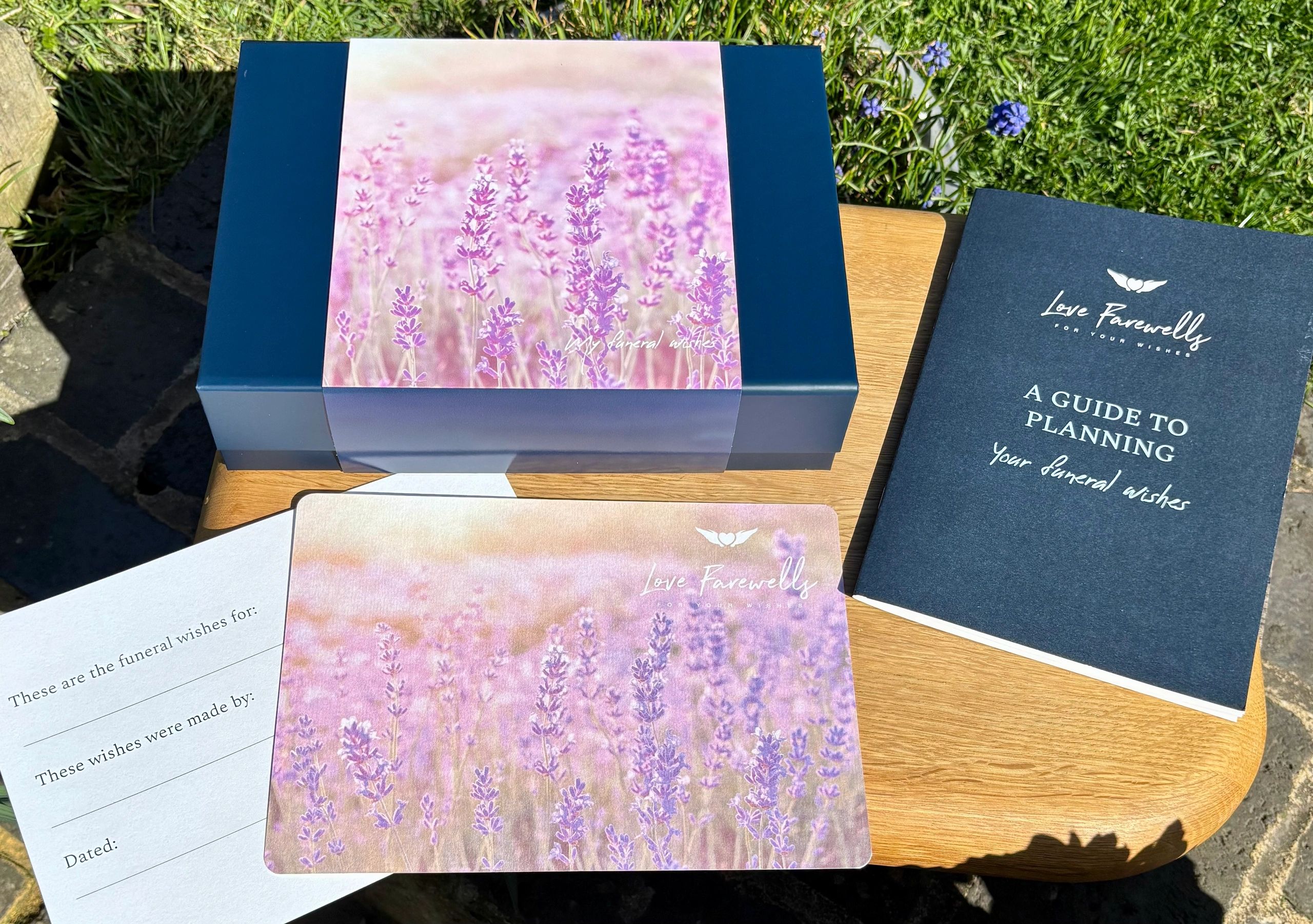 Write Your Funeral Plan. Store In A Beautiful Keepsake Box
