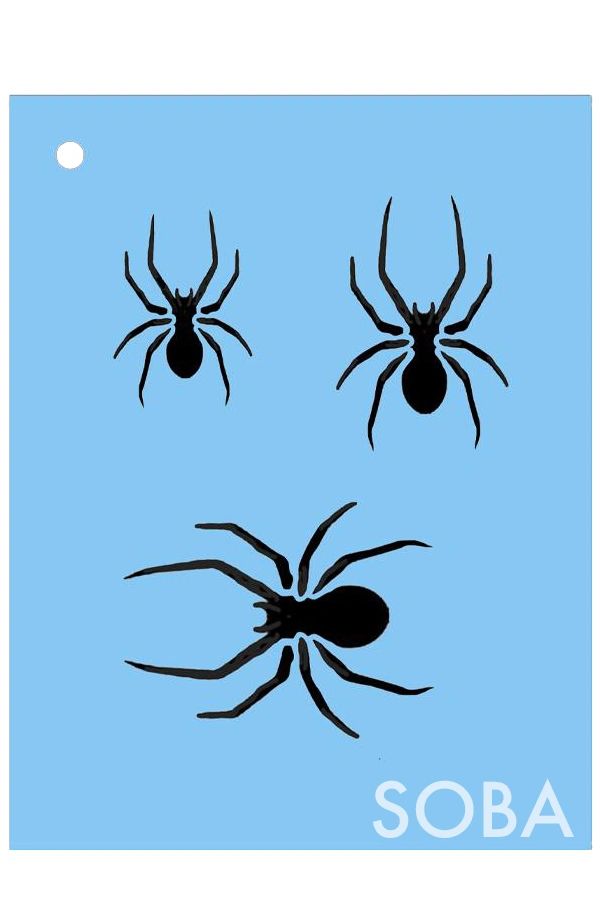 Long Spiders Stencil