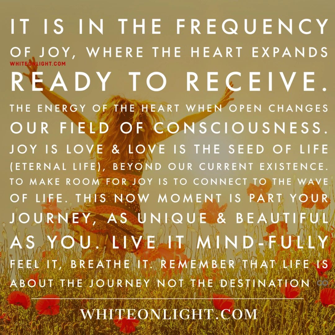 The Vibration Of Joy