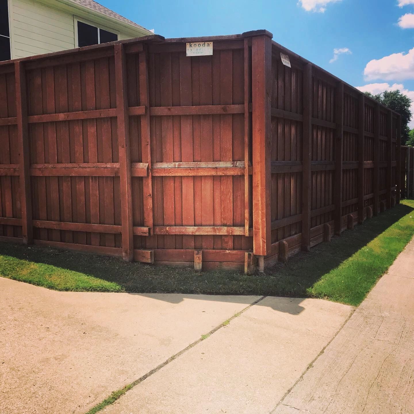 Staining Fences - Smith Advance Pro