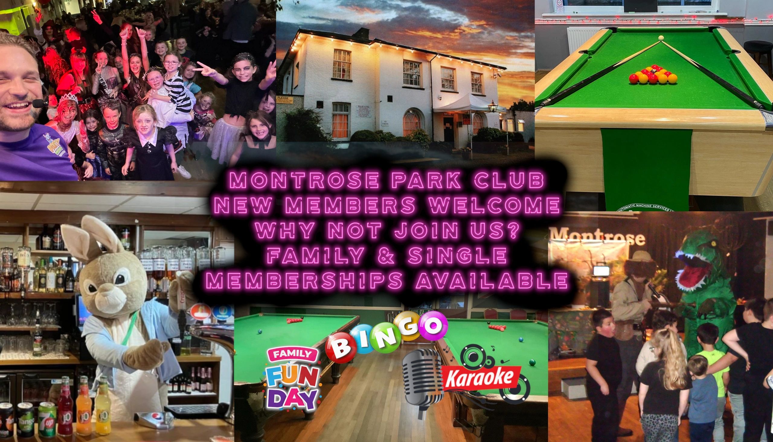 The Montrose Park Club - Birthday Hire, Wedding Hire