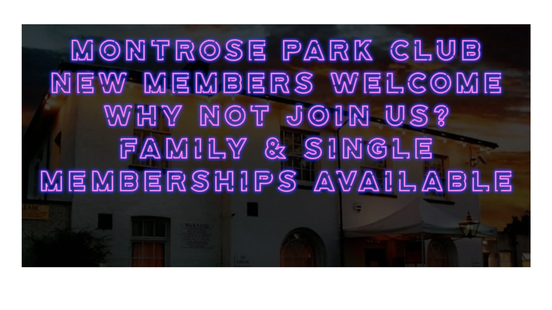 The Montrose Park Club - Sports Bar, Public House
