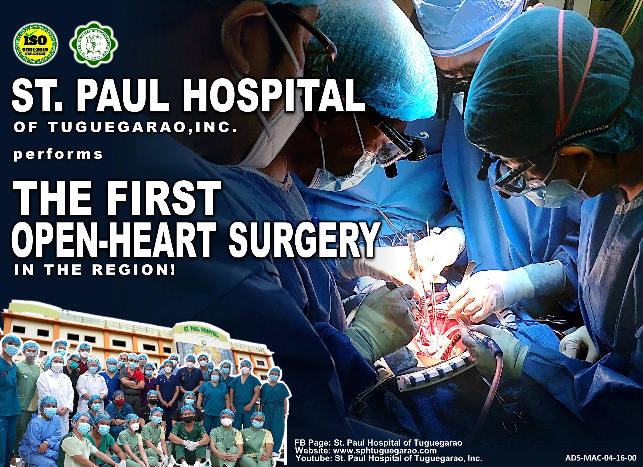 THE FIRST OPEN-HEART SURGERY IN THE REGION!