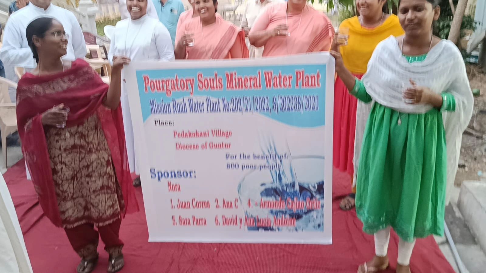La Mission Ruah inaugure un nouveau puits d'eau potable en Inde