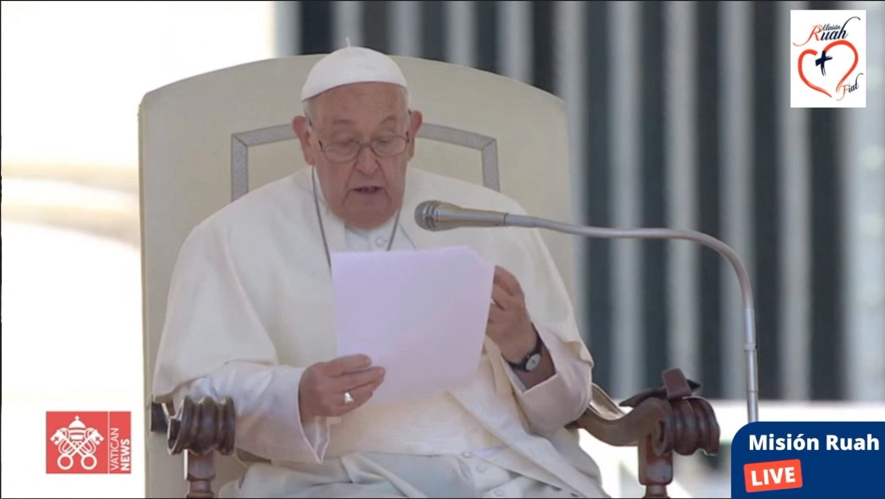 Papa Francisco explica el significado de Ruah