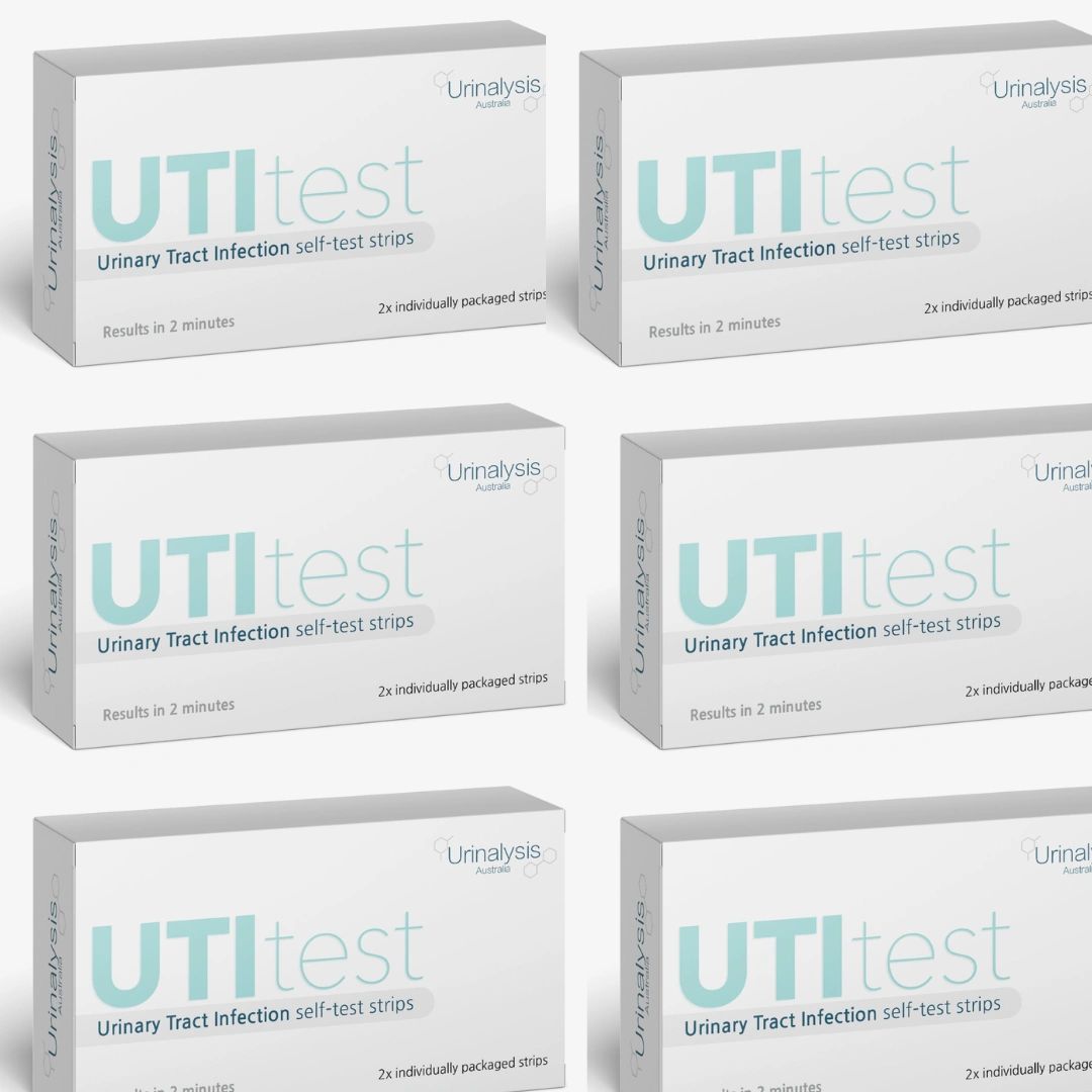 5 box pack of UTI test strips- 10 strips