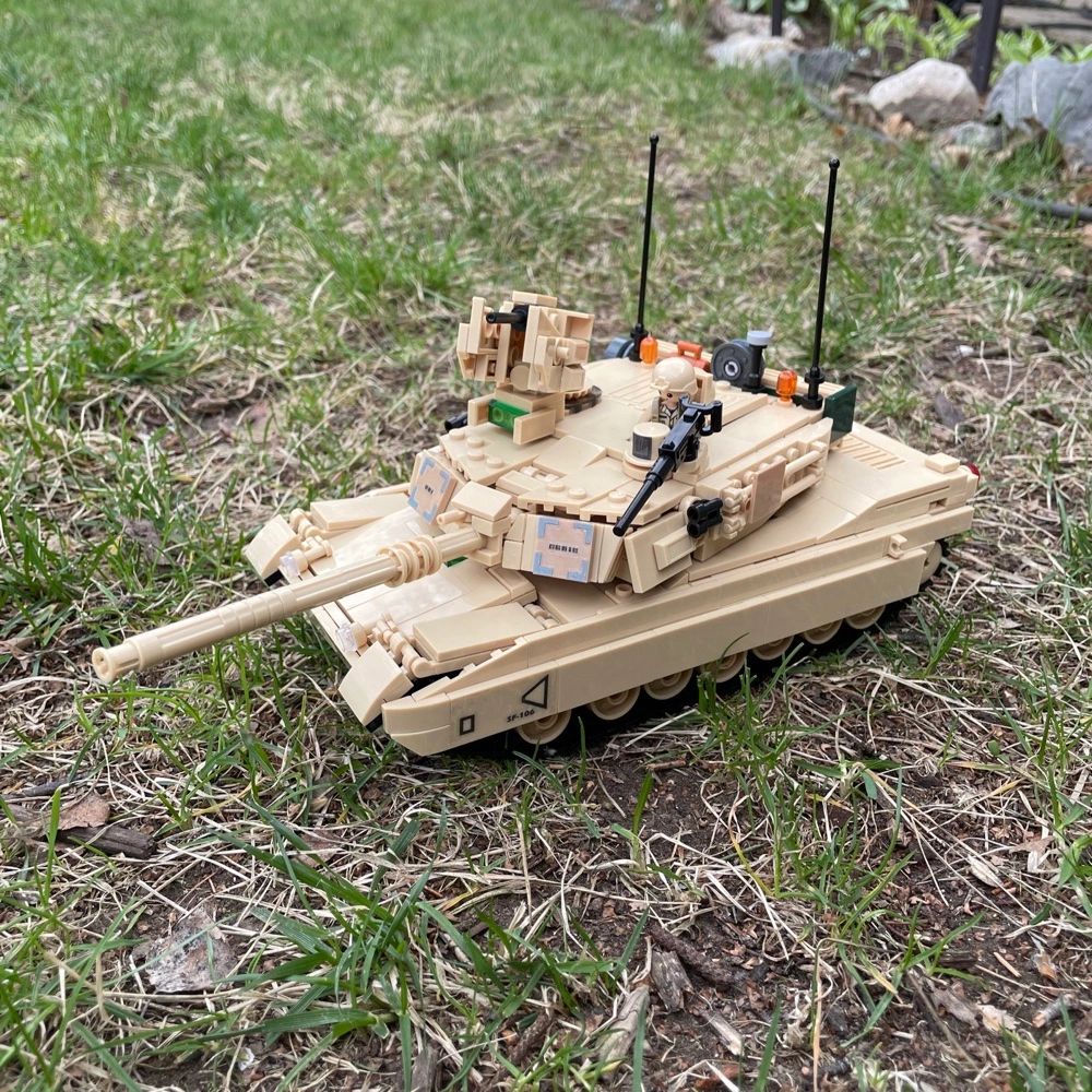 M1 Abrams Main Battle Tank Army Military M1A2 USA MOC building Blocks