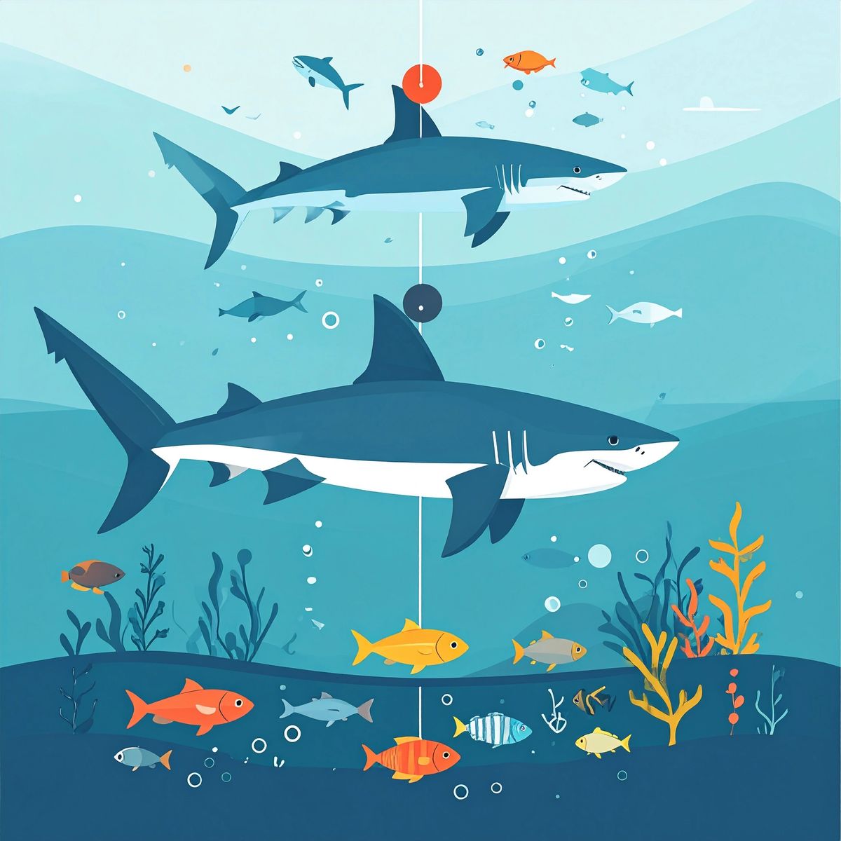 Informational Passage about Sharks with Reading Comprehension Test and ...