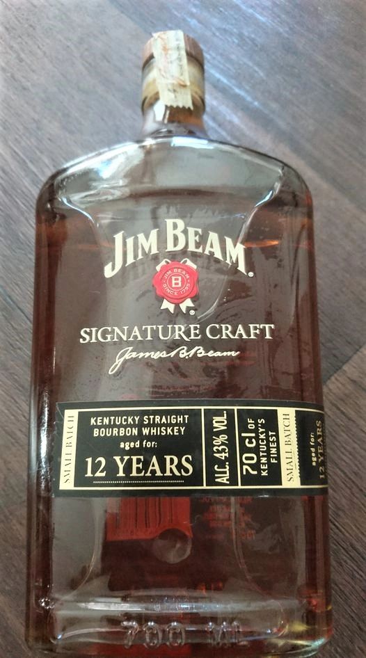 Jim Beam Signature Craft 12 Year Old Small Batch Bourbon Whiskey USA Spirit