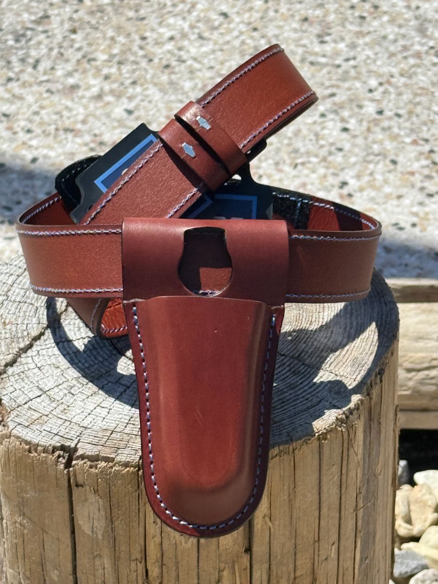 SORD Leather Surf Fishing Tool Belt and Sheath