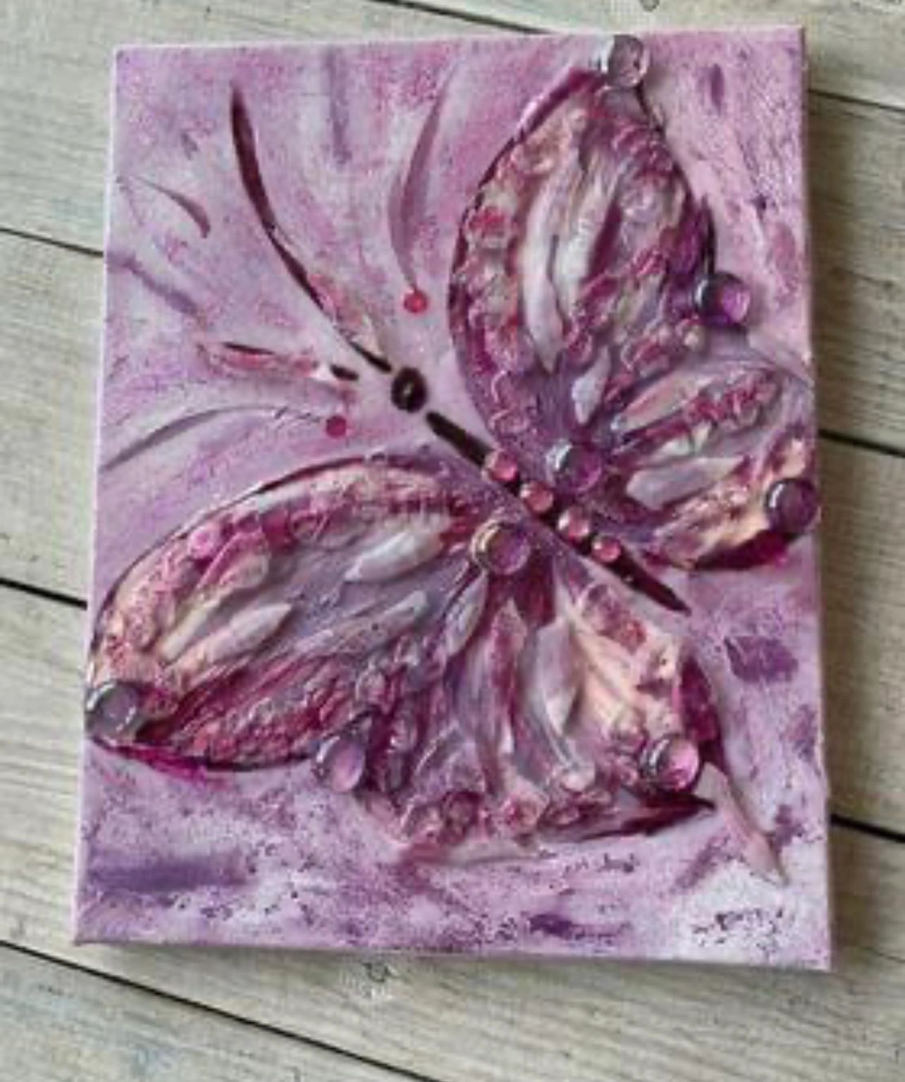 May 4 glass collage resin art workshop