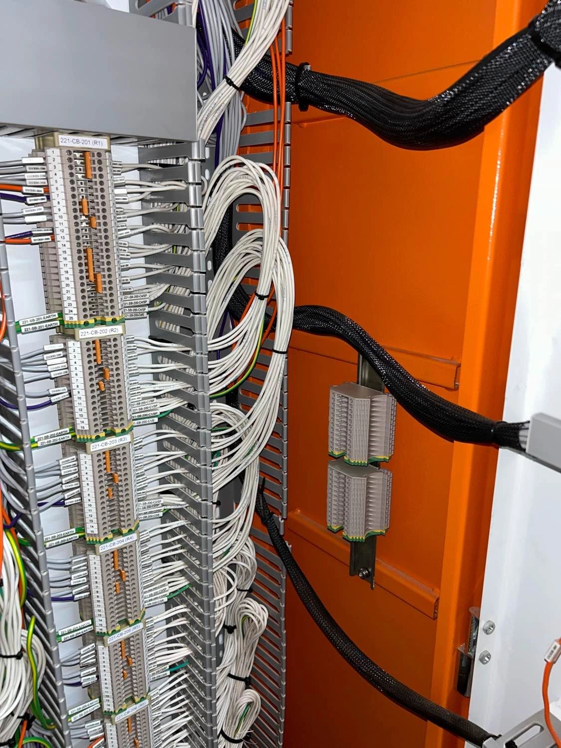 Started alterations in remote operating panel in substation